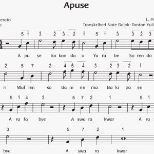 Lirik dan Not Lagu Indonesia Raya | Pelajar Info